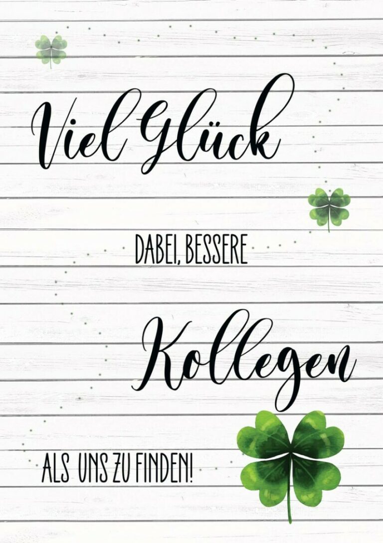 Teamkarte Abschied Kollege | digitale Gruppengrußkarte | Viel Glück ...